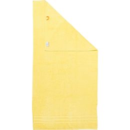 Duschtuch done. "Daily Uni", gelb (zitrusgelb), B:70cm L:140cm, Walkfrottier, Obermaterial: 100% Baumwolle, Handtücher, Uni Farben, saugfähiges Walkfrottier