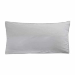 Kissenbezug Irisette "Porto 20", grau, B:40cm L:80cm, Baumwolle, Obermaterial: 95% Baumwolle, 5% Elasthan, Kissenbezüge, besonders elastisch, weich, pflegeleicht und bügelfrei