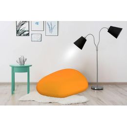 Sitzsack Kayoom "Jump, Sitzsack-Kissen, einfach gestaltet, weich gefüllt", orange, B:78cm H:50cm T:101cm, Bezug: Lycra 82% Nylon 18% Elasthan Füllungmaterial: EPS-Perlen, Sitzsäcke, komfortabel, modern, sorgfältige Verarbeitung, Außenhülle dehnbar