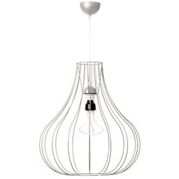 Kayoom Hängeleuchte "Hängelampe Leonie 110", silber, 1, H: 50cm, 1 Stk., Leuchten, minimalistisch, modern, harmonisch