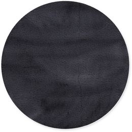 Badematte Gino Falcone "Sara", grau (dunkelgrau), H:25mm, Polyester, Badematten, Badteppich, Fell-Optik, besonders weich, eckig & rund erhältlich