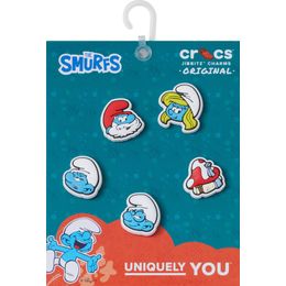 Schuhanstecker Crocs "Jibbitz™ Smurfs / Schlümpfe", Kinder, bunt (multifarben), PVC, Schuhzubehör, Schuh Charm für Cartoon Fans