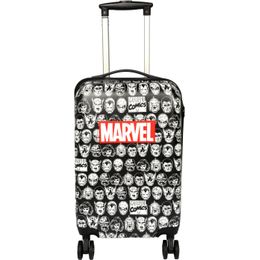 Kinderkoffer Undercover "Marvel, 59 cm", Kinder, Gr. B/H/T: 34,5 x 58,5 x 23 35, schwarz (marvel), Polycarbonat, bedruckt, Koffer, mit TSA-Zahlenschloss