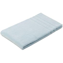 G&ouml;zze Badematte G&Ouml;ZZE "Monaco 0,8" Gr. 2, blau (hellblau), H:5mm, Baumwolle, Badematten, Badematte, Badteppich, Frottier-Qualit&auml;t, Uni Farben, mit Bord&uuml;re
