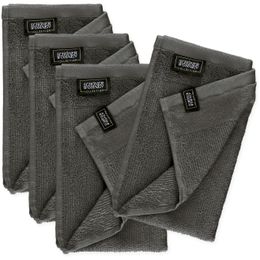 Schöner Wohnen Kollektion Gästehandtücher "Sense", grau (anthrazit), B:30cm, Frottee, Obermaterial: 100% Baumwolle, SCHÖNER WOHNEN-KOLLEKTION, Handtücher
