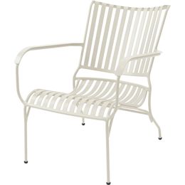 Gartenstuhl Best "Phil", beige (sand), B:59cm H:76cm T:67cm, Aluminium, Stühle, Loungestuhl