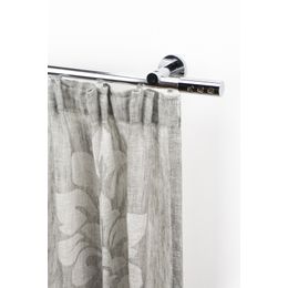Gardinenstange Garesa "EASY", grau (chromfarben), B:67cm L:300cm &Oslash;:20mm, Aluminium, Gardinenstangen