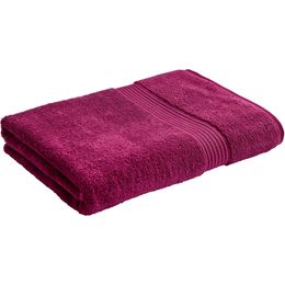 Badetücher Christy "SUPREME", lila (raspberry), B:90cm L:165cm, Walkfrottier, Obermaterial: 100% Baumwolle, Handtücher, Premium-Badetücher in Luxusqualität, 650g/m², 90x165cm, 2er Set