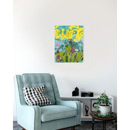 Leinwandbild Komar "Post Card - Größe 30 x 40 cm", bunt (farbe bild(er): bunt), B:30cm, Holz, Papier, Bilder, Keilrahmenbild mi Echtholzrahmen