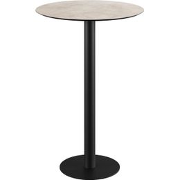 Klapptisch Essentials "Urban", schwarz (schwarz, moonstone, schwarz), B:70cm H:109,2cm T:70cm, Pulverbeschichteter Stahl, Tische, in verschiedenen Ausführungen
