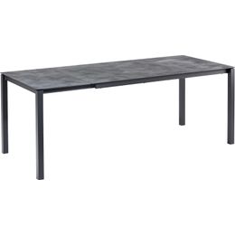 Gartentisch Best "Palazzo", grau (anthrazit), B:210cm H:75cm T:90cm, Aluminium/HPL, Tische, ausziehbar
