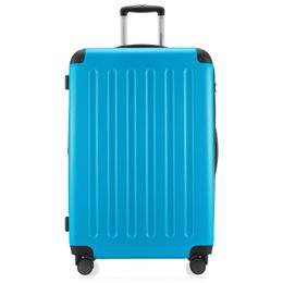 Hartschalen-Trolley Hauptstadtkoffer "Spree, verschiedene Farben und Größen", Gr. B/H/T: 50 x 75 x 30 101, blau (cyanblau), ABS, Polycarbonat, Koffer, Reisegepäck Hartschalen-Koffer mit Volumenerweiterung und TSA Schloss