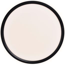Nordlux LED Deckenleuchte "Liva Smart Color", Energieeffizienz: F (A-G), schwarz, Ø 36cm H: 3,2cm, 1 Stk., Leuchten, Passen Sie Helligkeit, Wärme und Farbe des Lichts an