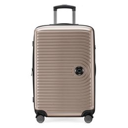 Hartschalen-Trolley Hauptstadtkoffer "Mitte, verschiedene Größen und Farben", Gr. B/H/T: 45 x 68 x 25 67, beige (champagner), ABS, unifarben, festlich, Koffer, Hartschalen-Koffer Reisegepäck TSA Schloss Volumenerweiterung bei M/L