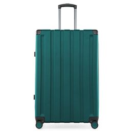 Hartschalen-Trolley Hauptstadtkoffer "Q-Damm, verschiedene Farben und Größen", Gr. B/H/T: 51 x 78 x 31 111, grün (aquagrün), ABS, festlich, Koffer, Hartschalenkoffer Reisekoffer Trolley mit TSA-Schloss