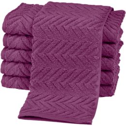 Gästehandtücher Ross "Sensual 9001", pink (fuchsia), B:30cm, Frottier, Obermaterial: 100% Baumwolle, Handtücher, 100% Baumwolle