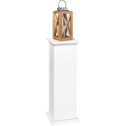 Container FMD "Essex", weiß, B:30cm H:88,5cm T:30cm, Holzwerkstoff, Schränke, Beistelltisch Blumentisch Holz-Beistelltische, Breite 30 cm