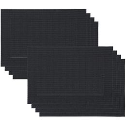 Platzset Wenko "Modell Diana", schwarz, B:30cm L:45cm, Platzsets, Tischunterlagen für den Esstisch, abwaschbar und leicht zu reinigen