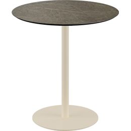 Klapptisch Essentials "Urban", beige (sand, midnight marble, sandfarben), B:70cm H:73,2cm T:70cm, Pulverbeschichteter Stahl, Tische, Klapptisch, in verschiedenen Ausf&uuml;hrungen