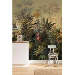 Fototapete Komar "Digitaldruck Vlies - Hernandez - Größe 200 x 250 cm", bunt (beige,gelb,gold,grün), Rollen:, Vlies, Tapeten, Wohnzimmer, Schlafzimmer