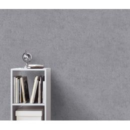 Vliestapete Erismann "Vliestapete SAVANNA", grau (grau1), B:0,53m H:0,09m L:10,05m, Vlies, Tapeten, Phthalate frei