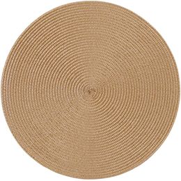 Platzset stuco "Polypro", braun, Ø:35cm, Platzsets
