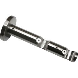 Kombitr&auml;ger Gardinia "Memphis", silber (edelstahlfarben), Gardinenstangenhalterungen, Serie Einzelprogramm Memphis &Oslash; 16 mm