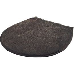 Badematte Kleine Wolke "Cotone" Gr. 13, grau (schiefer), H:17mm, Baumwolle, Badematten, Badteppich, Uni Farben, reine Baumwolle, waschbar