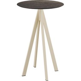 Klapptisch Essentials "Infinity", beige (sand, riverwashed wood, sand), B:70cm H:109,2cm T:70cm, Stahl/HPL Tischplatte, Tische, in verschiedenen Ausführungen