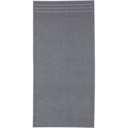 Handtücher Kleine Wolke "Royal, 1 Stück (50/100 cm)", grau (dunkelgrau), B:50cm L:100cm, Frottier, Baumwolle, Handtücher, Uni Farben, mit Bordüre, weich, auch in verschiedenen Sets erhältlich