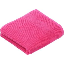 Handtuch Vossen "Tomorrow", rosa (prim rose), B:50cm L:100cm, Webfrottier, Baumwolle, Handtücher