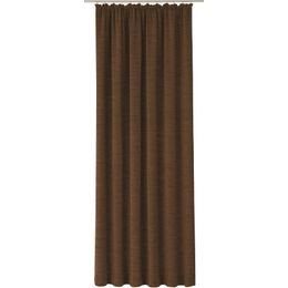 Vorhang WIRTH "Trondheim B", braun (schoko), B:132cm H:335cm, Polyacryl, Gardinen, nach Maß