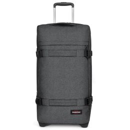 Weichgepäck-Trolley Eastpak "TRANSIT'R M", Gr. B/H/T: 35,5 x 67 x 30 78, grau (dunkelgrau), Polyester, unifarben, Koffer, Reisegepäck Aufgabegepäck Reisekoffer mit TSA Schloss Reisetasche