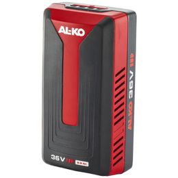 Akku Al-Ko "B 100 Li", schwarz, B:110mm H:102mm T:191mm, Akkumulatoren, 36 V/2,5 Ah Li-Ion-Akku