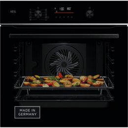 AEG Pyrolyse Backofen "TS6PB50WAB", Energieeffizienz: A+ (A+++-D), schwarz, B:59,5cm H:59,4cm T:56,7cm, Backöfen, AirFry-Funktion, Pyrolyse, Kerntemperatursensor, WiFi, Made in Germany