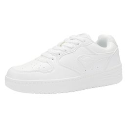 Sneaker Kangaroos "K-Top Draw", Gr. 41, weiß (weiß, mono), Synthetik, Sportlich, Schuhe