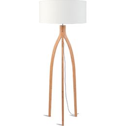 GOOD & MOJO Stehlampe "Annapurna", weiß, 1, Ø 60cm H: 159cm, Leuchten