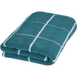 Duschtuch Ross "Cashmere Überkaro", blau (pazifik), B:75, Frottier, Baumwolle, Handtücher, 100% Baumwolle, kariert, in modischen Karo Farben