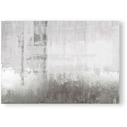 Leinwandbild Laura Ashley "Abstrakt", silber (farbe bild(er): silberfarben), B:100cm H:70cm, Bilder, Leinwandbild mit Metallic Abstract 70x100 cm