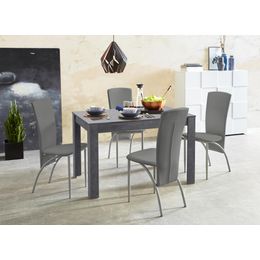 Essgruppe Inosign, grau (schieferfarben, grau,), Sitzmöbel-Sets