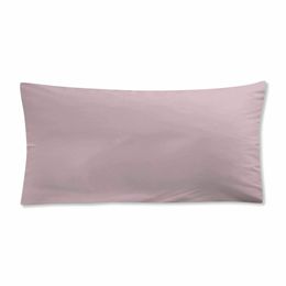 Kissenbezug Irisette "Porto 20", rosa, B:40cm L:80cm, Baumwolle, Obermaterial: 95% Baumwolle, 5% Elasthan, Kissenbezüge, besonders elastisch, weich, pflegeleicht und bügelfrei