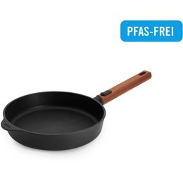 Bratpfanne Woll "Eco Logic QXR Guss-Flachpfanne", schwarz, H:5cm Ø:24cm, Pfannen, PFAS-freie Diamond-QXR - Beschichtung