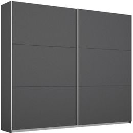 Schwebetürenschrank Rauch "AURELIO Kleiderschrank Garderobe TOPSELLER OTTO´s CHOICE", grau (graumetallic), B:218cm H:210cm T:59cm, Holzwerkstoff, Schränke, 3 verschiedene Ausstattungsvarianten Griffe aus Metall MADE IN GERMANY
