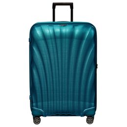 Hartschalen-Trolley Samsonite "C-LITE, verschiedene Größen und Farben", Gr. B/H/T: 51 x 75 x 31 94, blau (petrol blau), Polypropylen, unifarben, Koffer, Reisekoffer Aufgabegepäck Trolley TSA-Zahlenschloss Made in Europe