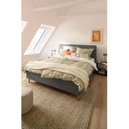 Schöner Wohnen Kollektion Wendebettwäsche "Play", beige (natur), B/L: 155cm x 220cm, 1 Stk., 1 Stk., Renforcé, B/L: 80cm x 80cm, 2 Stk., Renforcé, 100% Baumwolle, SCHÖNER WOHNEN-KOLLEKTION, Bettwäsche, aus reiner Baumwolle und kleinem Stehsaum