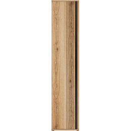 Schrankmodule GAMI "Enzo", braun (natur), B:50cm H:235cm T:61cm, Spanplatte, Schränke, Verschiedene Module einfach zu kombinieren