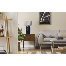 Kayoom Tischleuchte "Art", grün (dunkelgrün), Ø 31cm H: 57,5cm, 1 Stk., Leuchten, harmonisch, extravagant, luxuriös, Designlampe