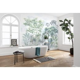 Fototapete Komar "Digitaldruck Vlies - Pride Woods - Größe 300 x 250 cm", grün, Rollen:, Vlies, Tapeten, Wohnzimmer, Schlafzimmer