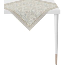 Mitteldecke Apelt "1310 Herbstzeit, Herbstdeko, Herbst", beige (natur, beige, creme), B:85cm L:85cm, Baumwolle, Tischdecken, Mitteldecke, Digitaldruck
