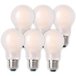 Näve NÄVE LED-Leuchtmittel "Bobs", Energieeffizienz: F (A-G), transparent, L:10,8cm Ø:6cm, Leuchtmittel, LED 6er Set, Leuchtmittel,6xE27total8,3W, nicht dimmbar